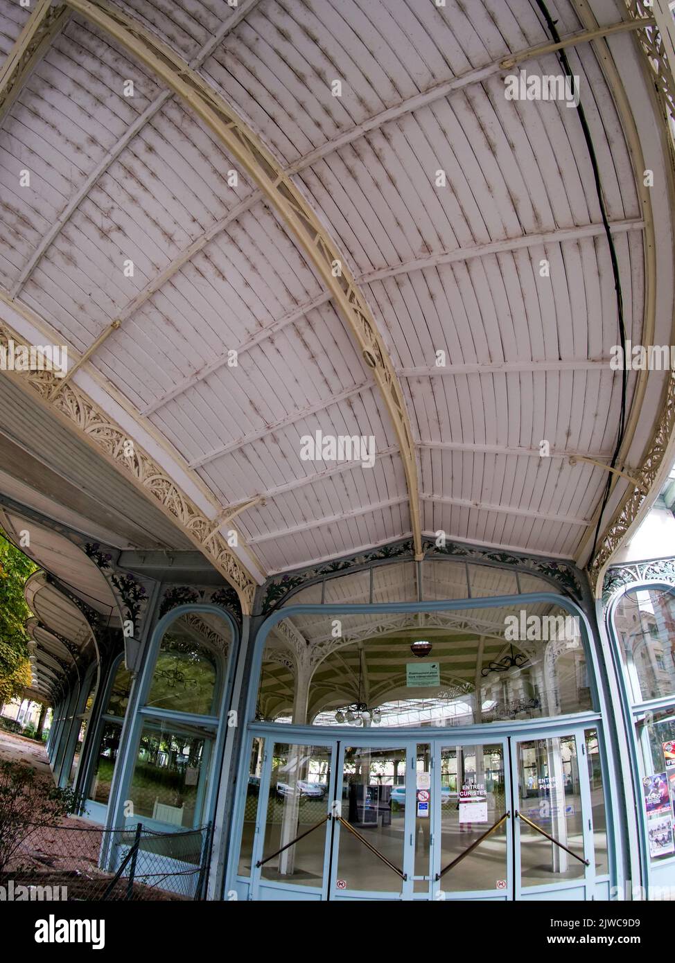 Hall of springs, Vichy, Allier, AURA Region, Central France Stock Photo ...