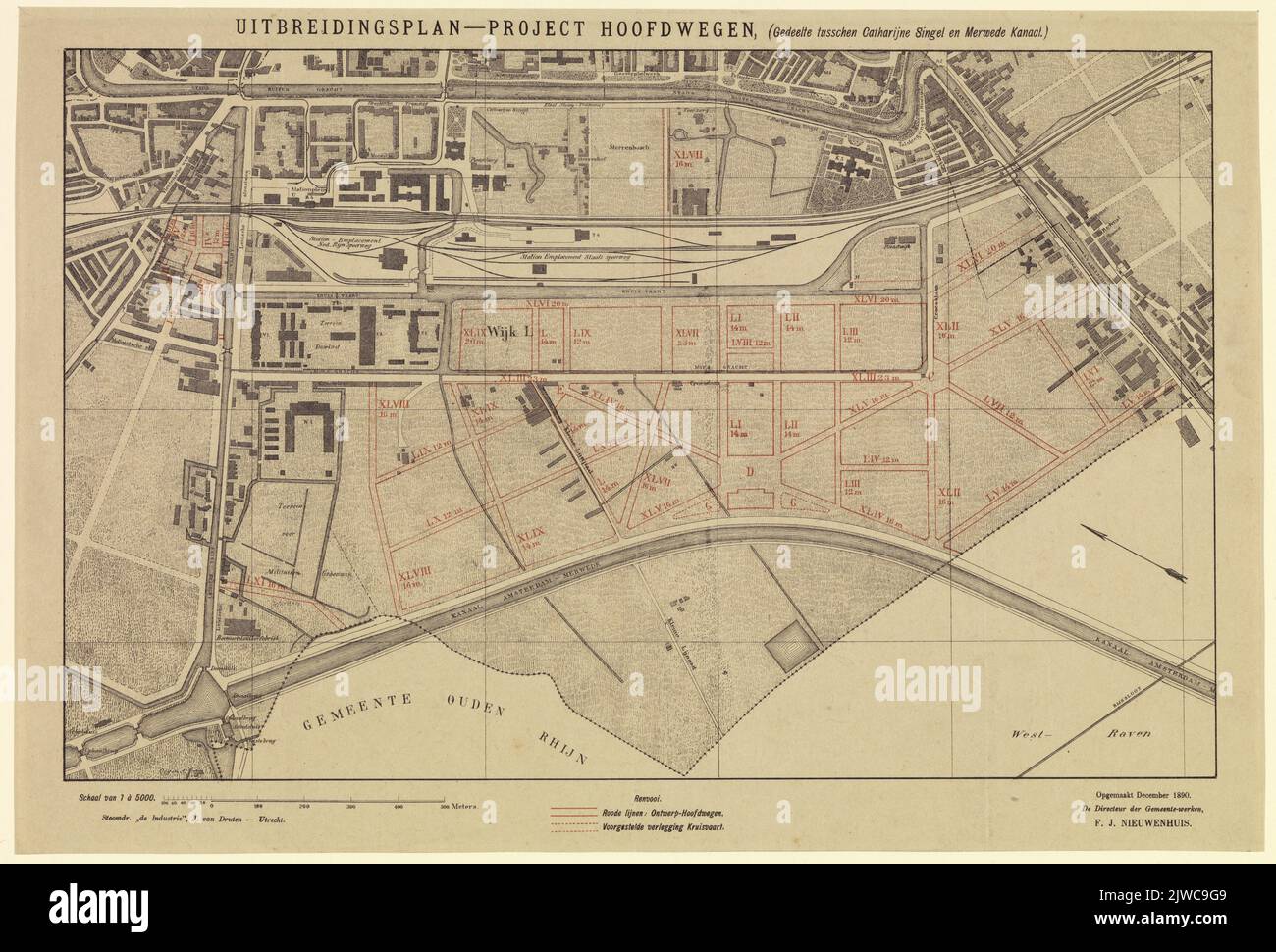 Expansion plan --- Project main roads, (part between Catharijne Singel ...
