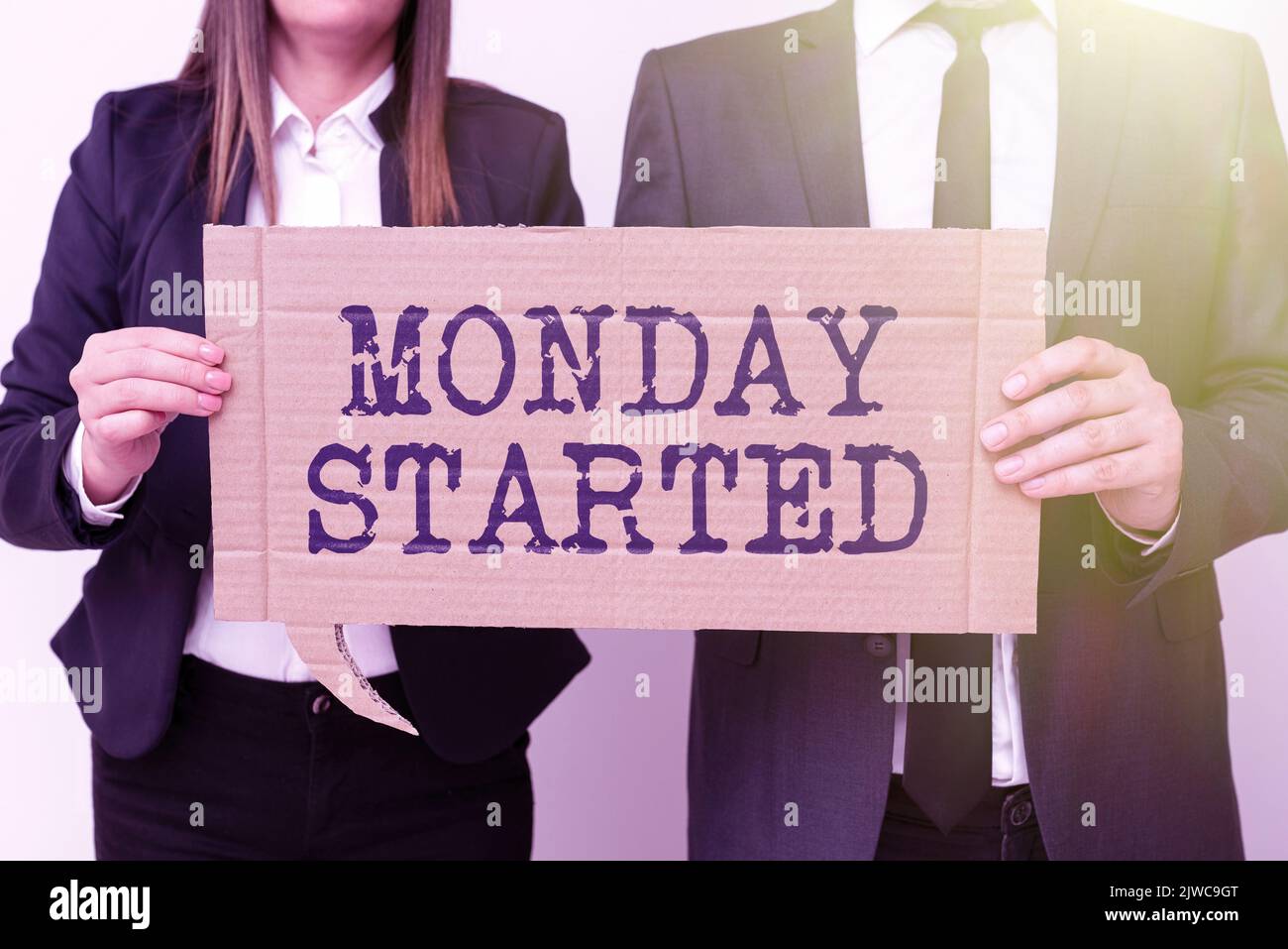 Conceptual caption Monday Startedgetting ready for new week Rest is ...