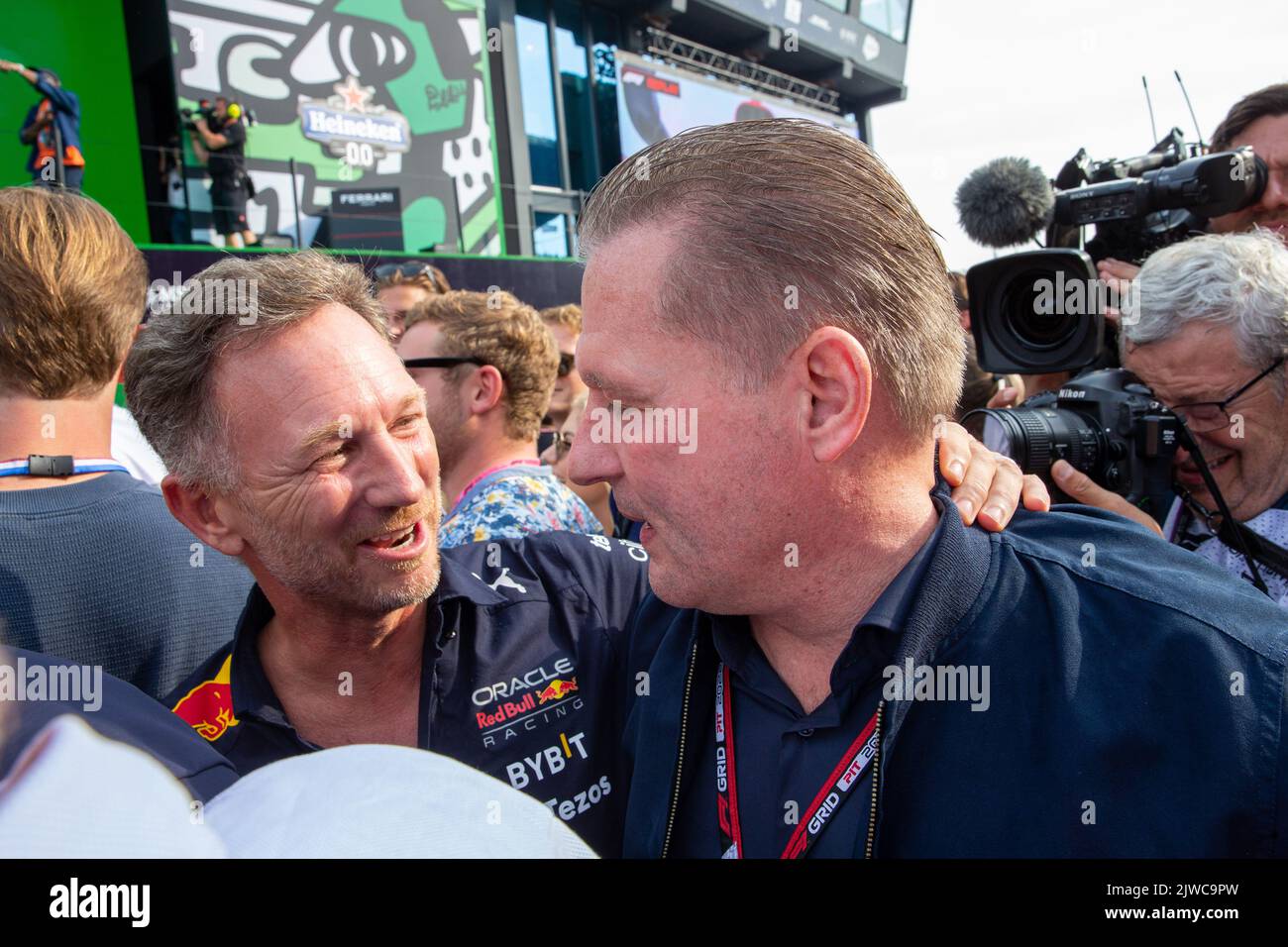 Jos verstappen horner hi-res stock photography and images - Alamy