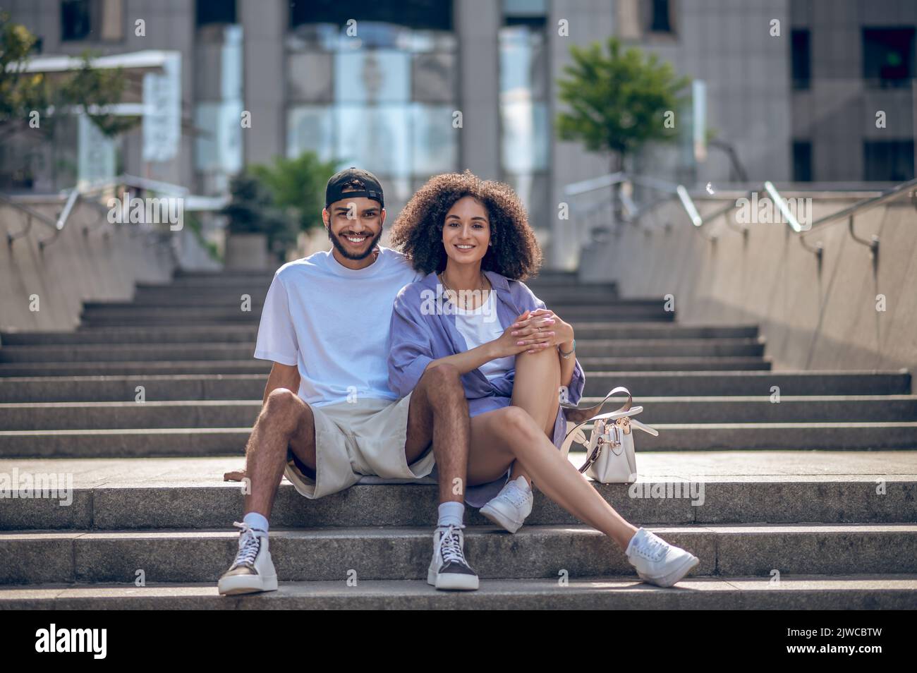 Young cute couple hi-res stock photography and images - Alamy
