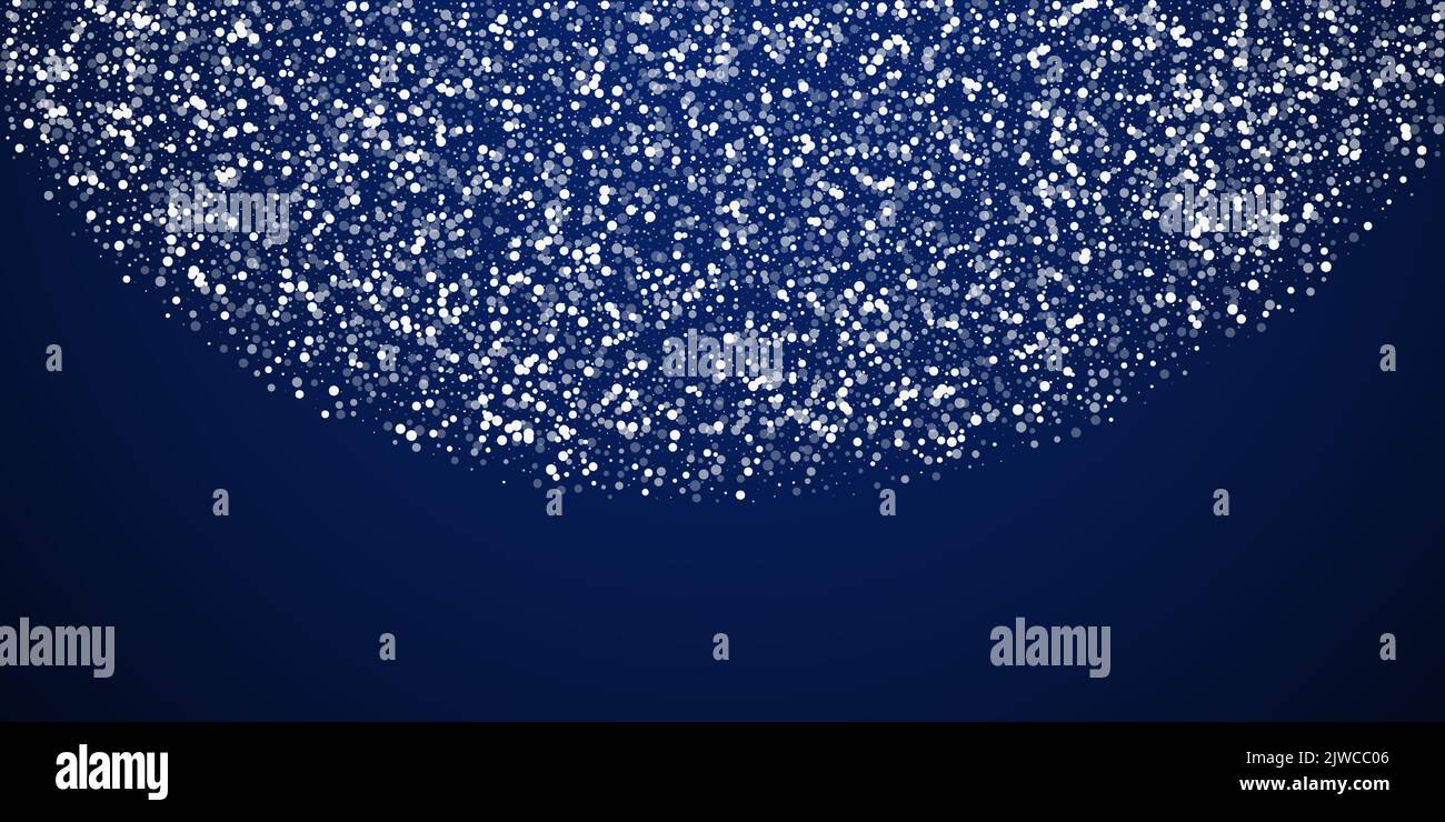 Christmas falling snow background. Subtle flying snow flakes and stars ...