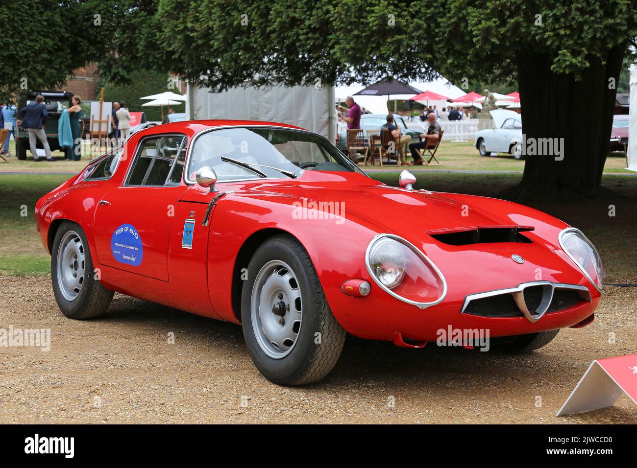 Alfa Romeo Giulia TZ1 (1964). Concours of Elegance 2022, Hampton Court ...