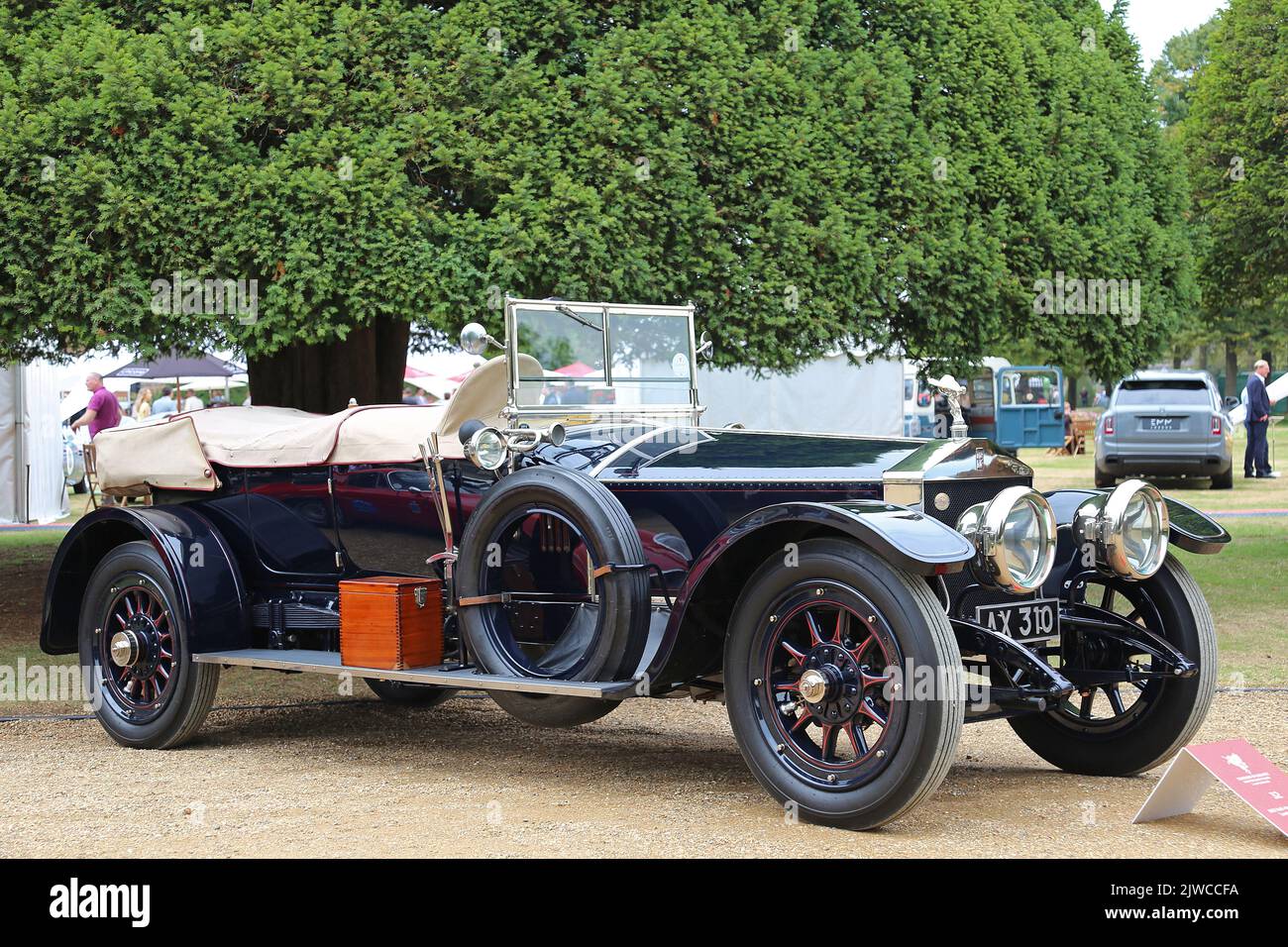 Rolls-Royce Silver Ghost 'London to Edinburgh' (1912). Concours of Elegance 2022, Hampton Court ...