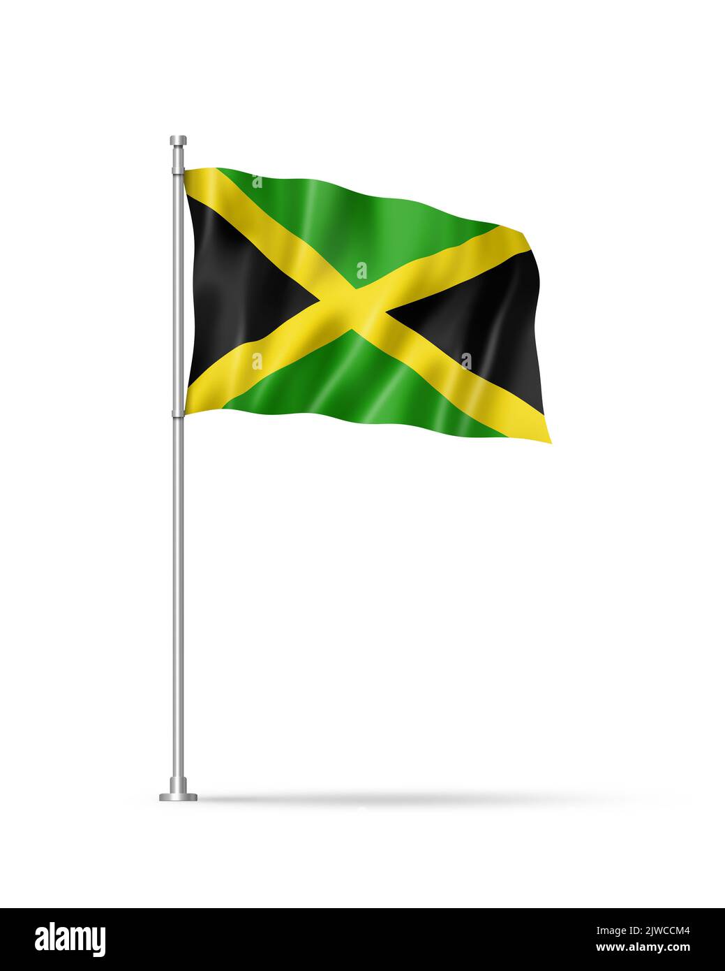 Jamaica Flag Pole FWI 235 3X5JAMAICA Jamaica 3′ X 5′ Indoor Flag