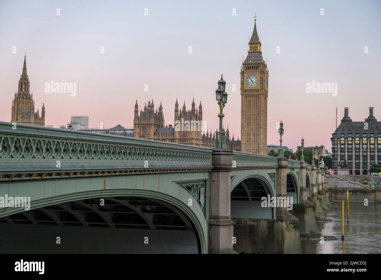 Westminster Bridge At Dawn