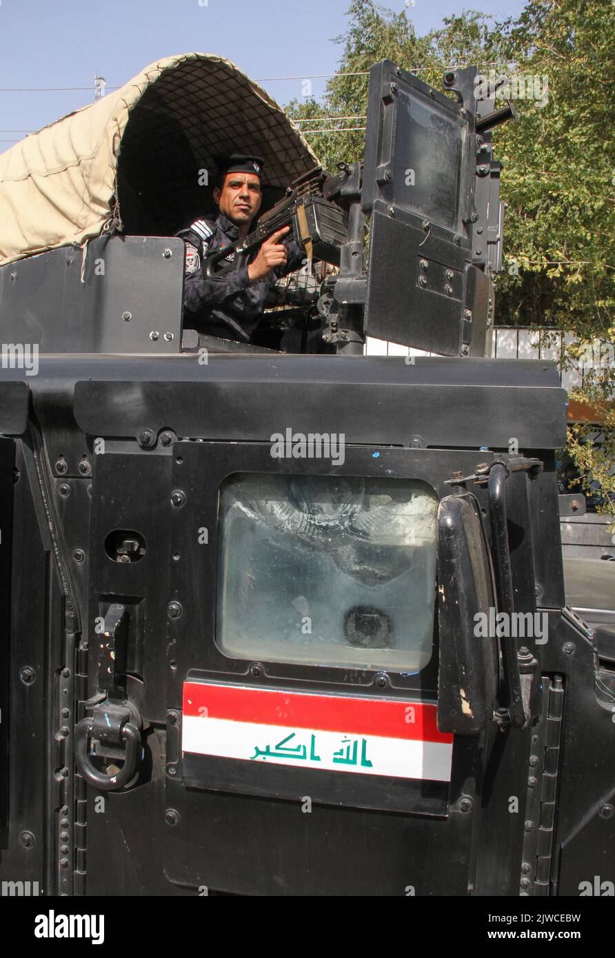 Iraqi, Baghdad, police SWAT Team Stock Photo - Alamy