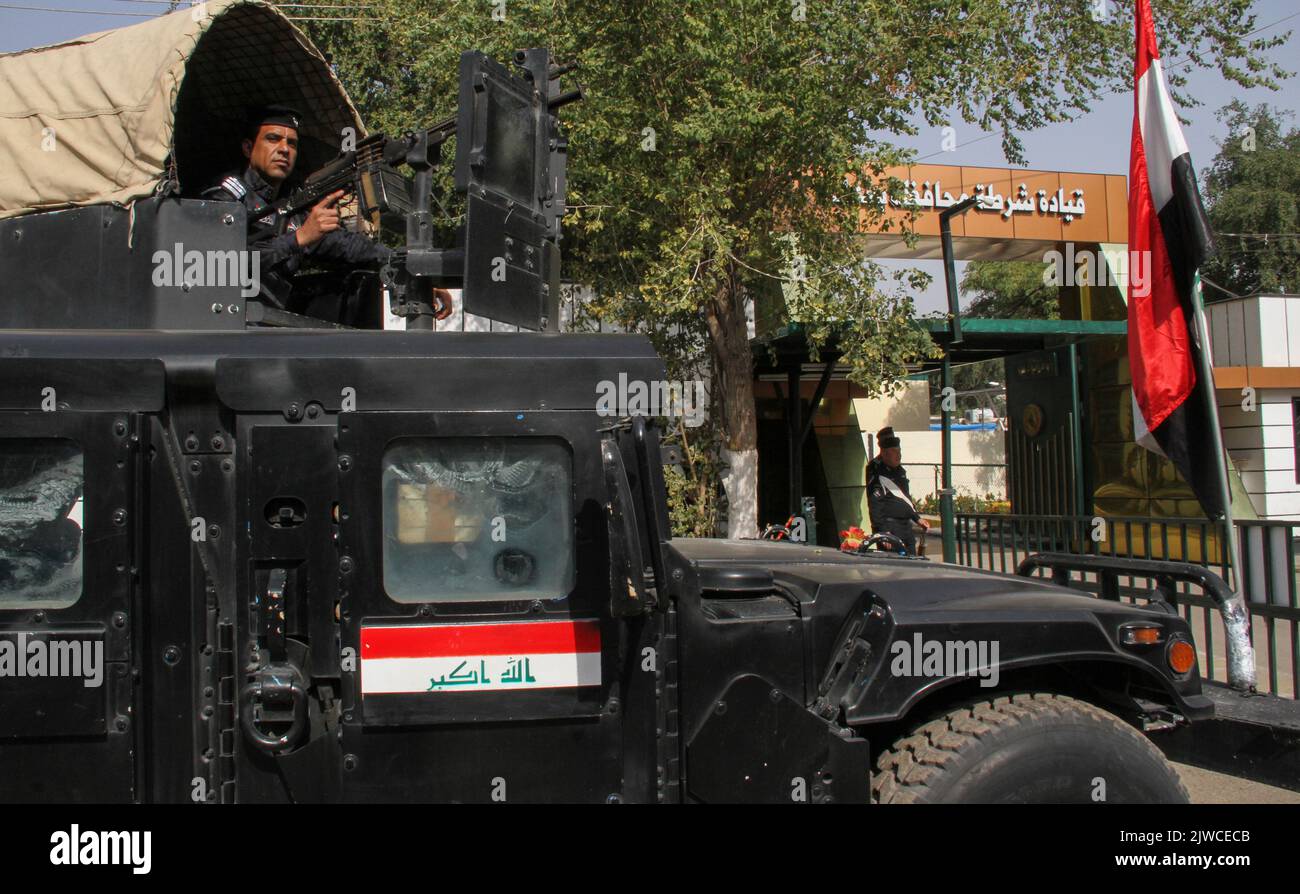 Iraqi, Baghdad, police SWAT Team Stock Photo - Alamy