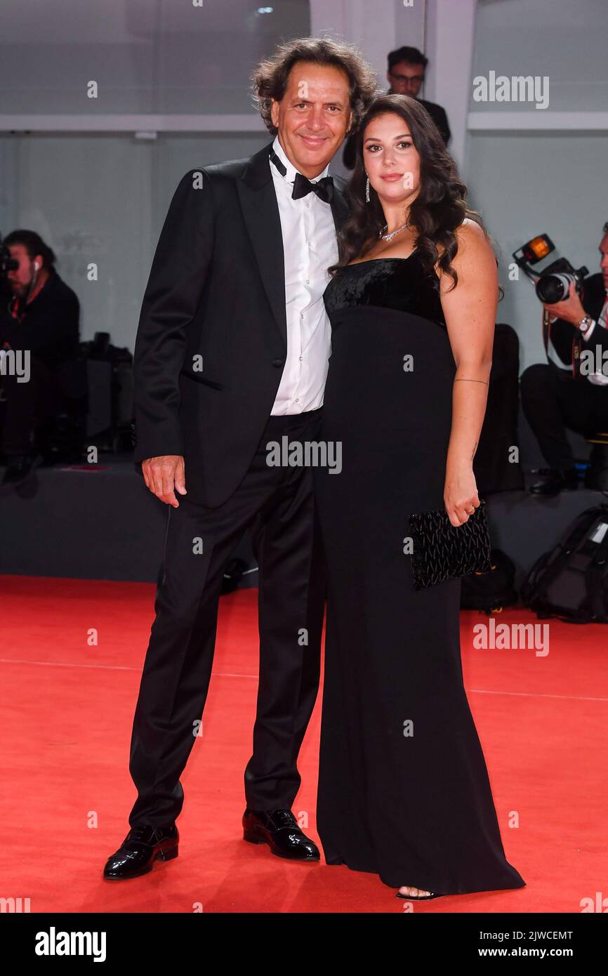 Andrea Morricone , Giorgia Scarfone 79th Venice Film Festival Red ...