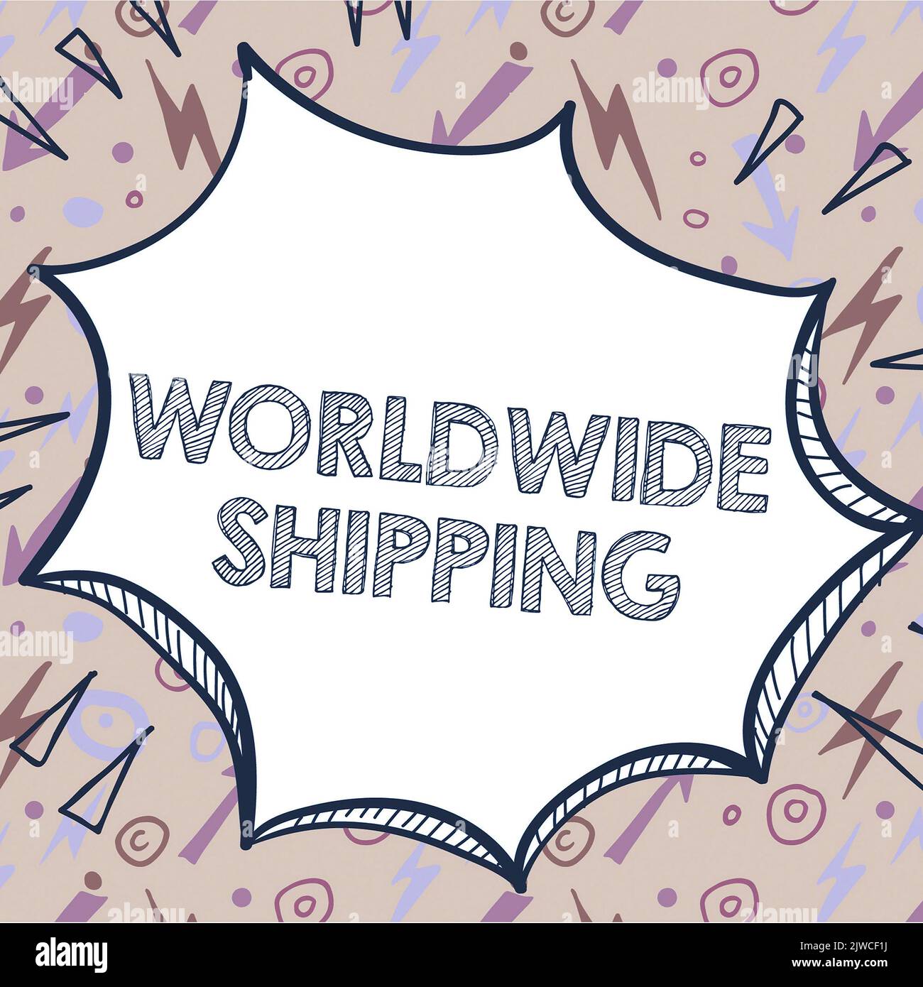Conceptual caption Worldwide ShippingSea Freight Delivery of Goods ...