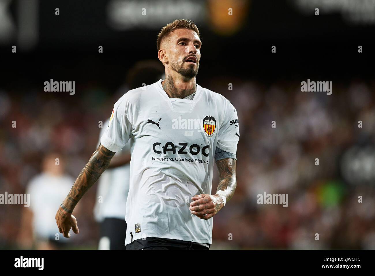 Samu Castillejo of Valencia CF Stock Photo - Alamy