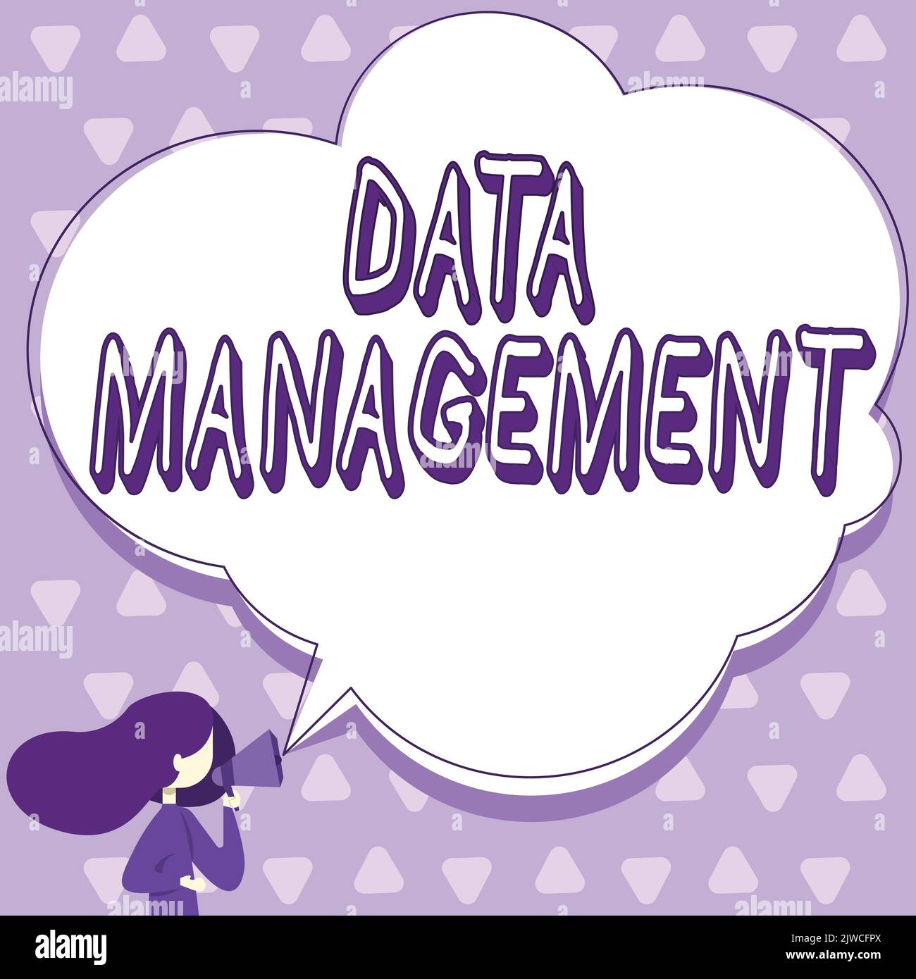 Sign displaying Data ManagementThe practice of organizing and maintaining data processes. Word ...