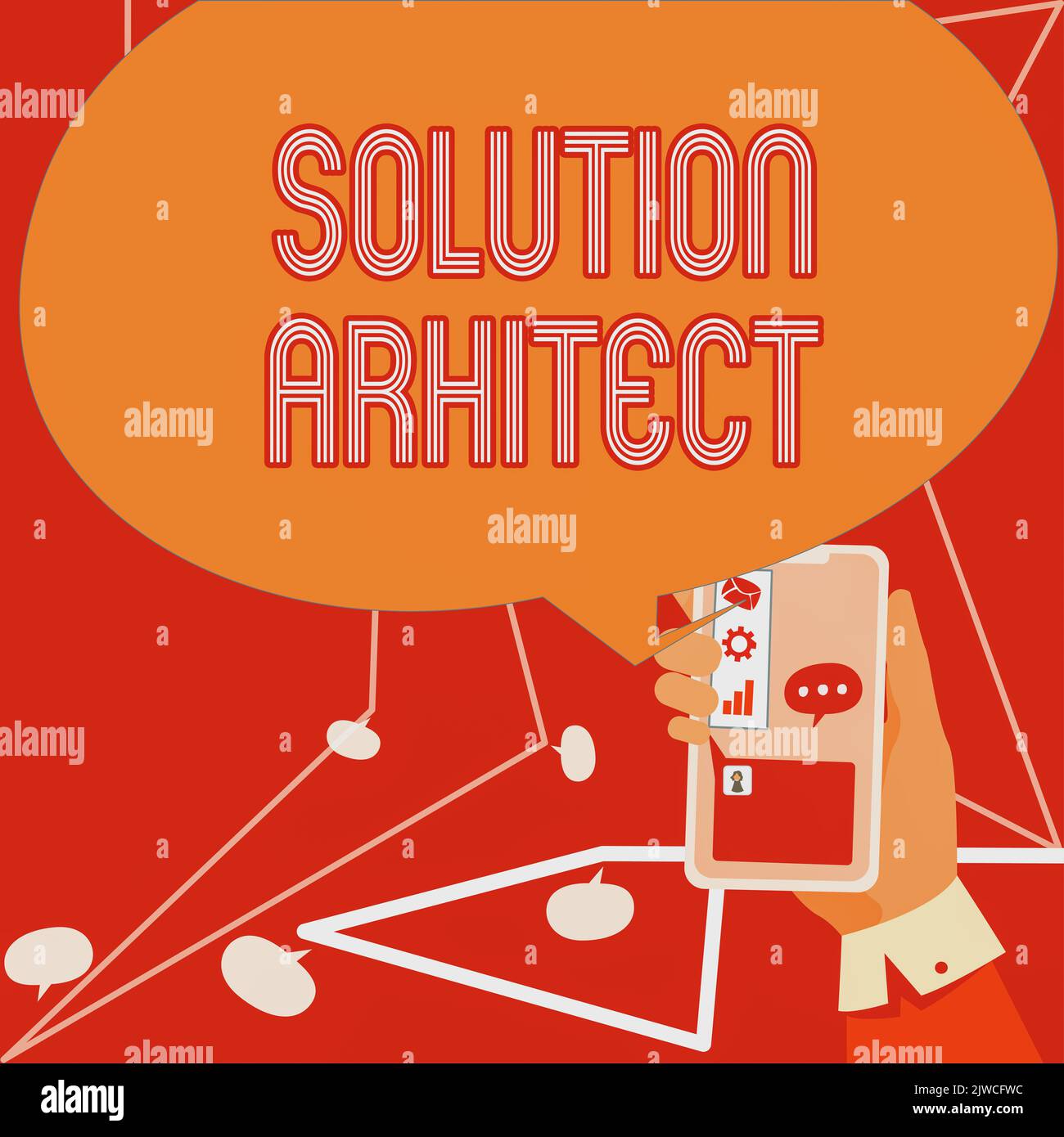 Text caption presenting Solution ArhitectDesign applications or ... Text caption presenting Solution ArhitectDesign applications or ...