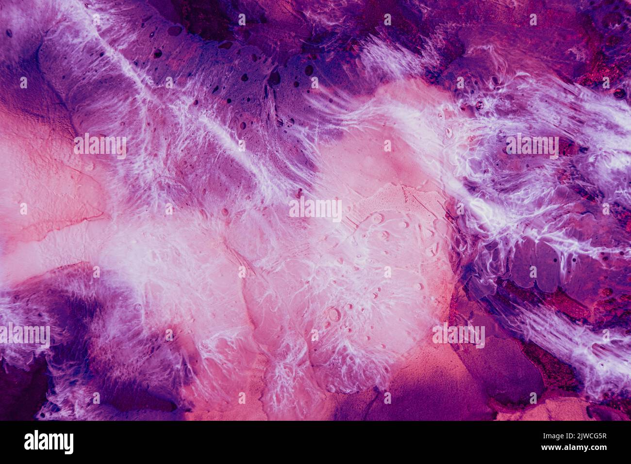 purple marble texture alcohol ink water neon pink Stock Photo - Alamy