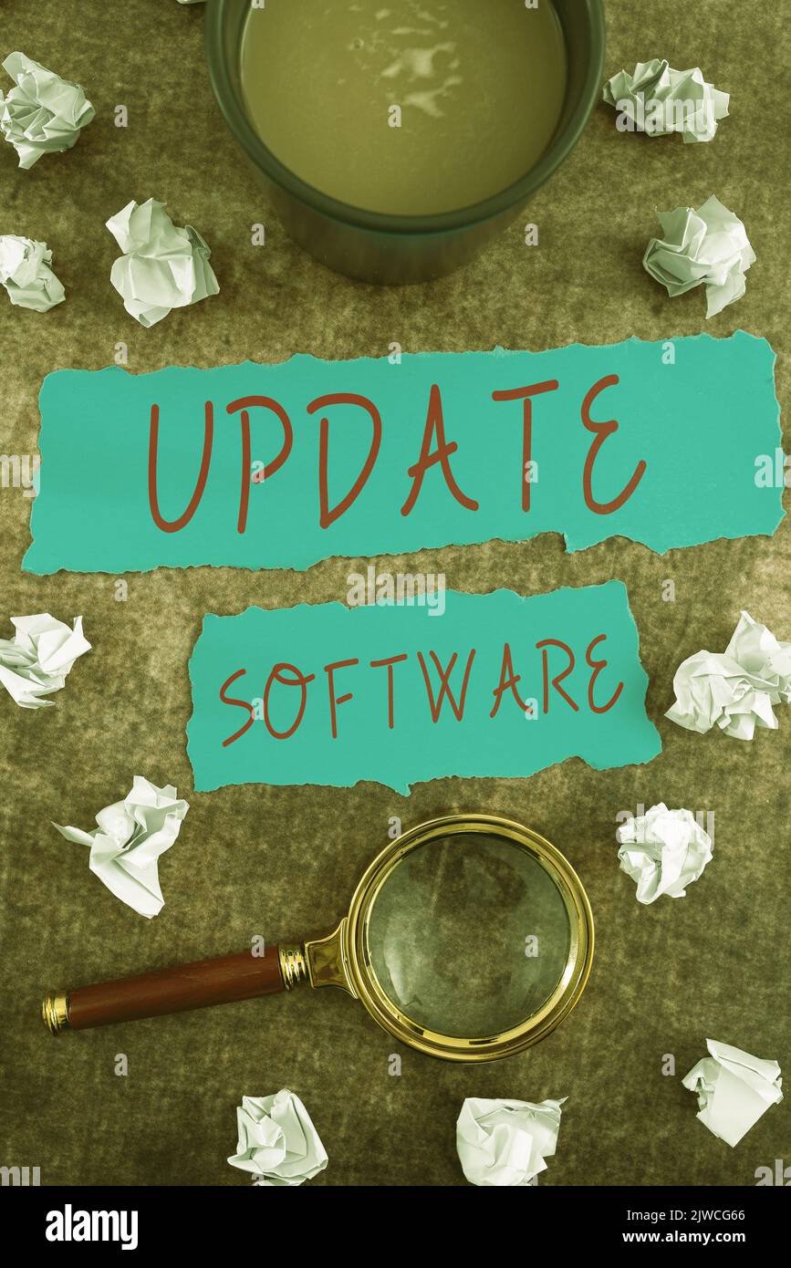 Inspiration showing sign Update Softwarereplacing program with a newer ... Inspiration showing sign Update Softwarereplacing program with a newer ...