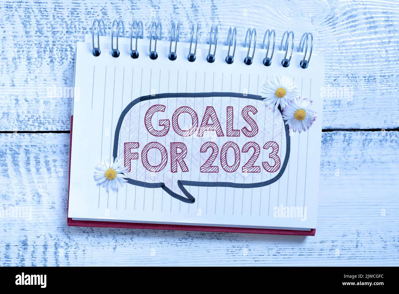 Writing displaying text Goals For 2023The following things you want to ...