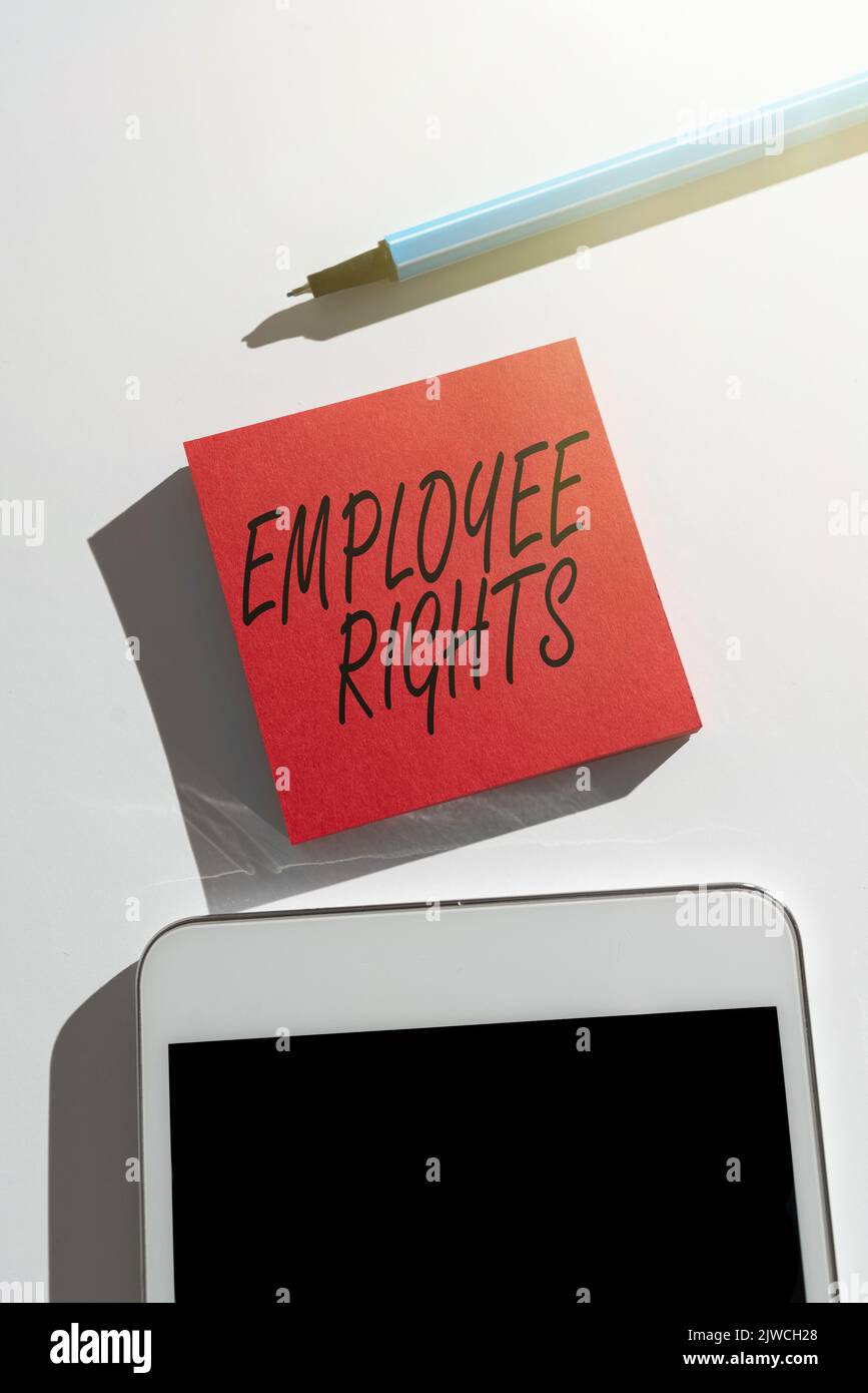 Conceptual caption Employee RightsAll employees have basic rights in ...