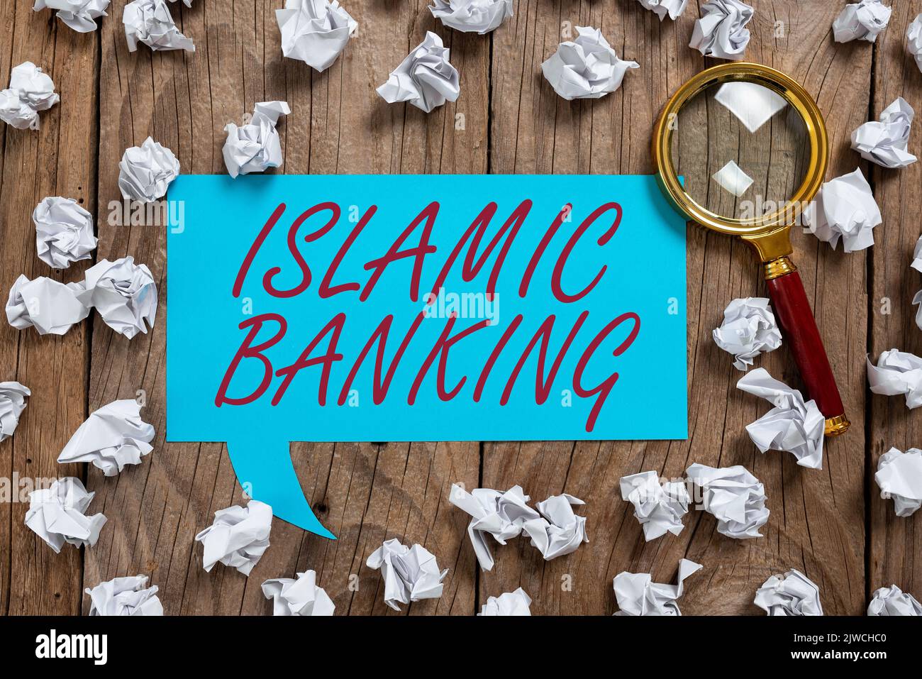 Handwriting text Islamic BankingBanking system based on the principles ...