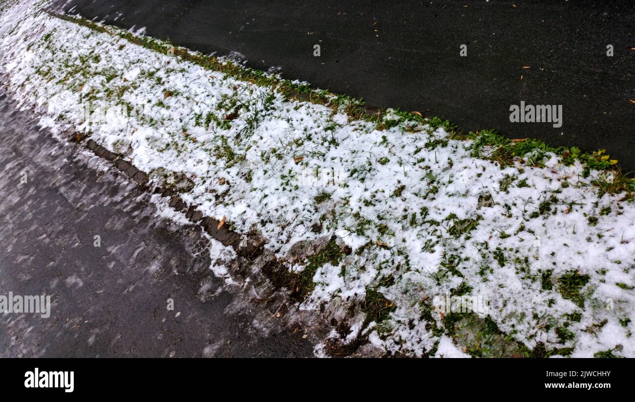 The Architecture backgrounds and objects. Winter. Snow. View from above ...