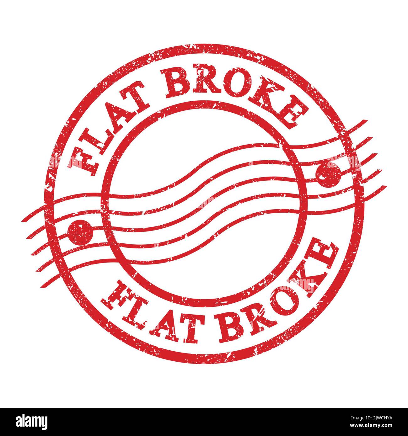 Flat broke stamp hi-res stock photography and images - Alamy