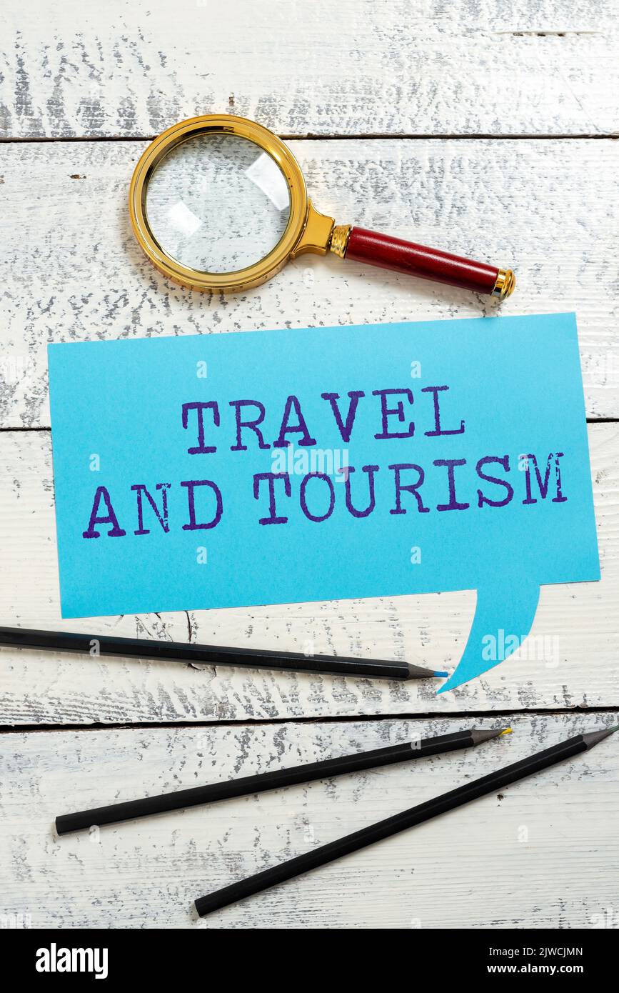 Conceptual display Travel And TourismTemporary Movement of People to ...