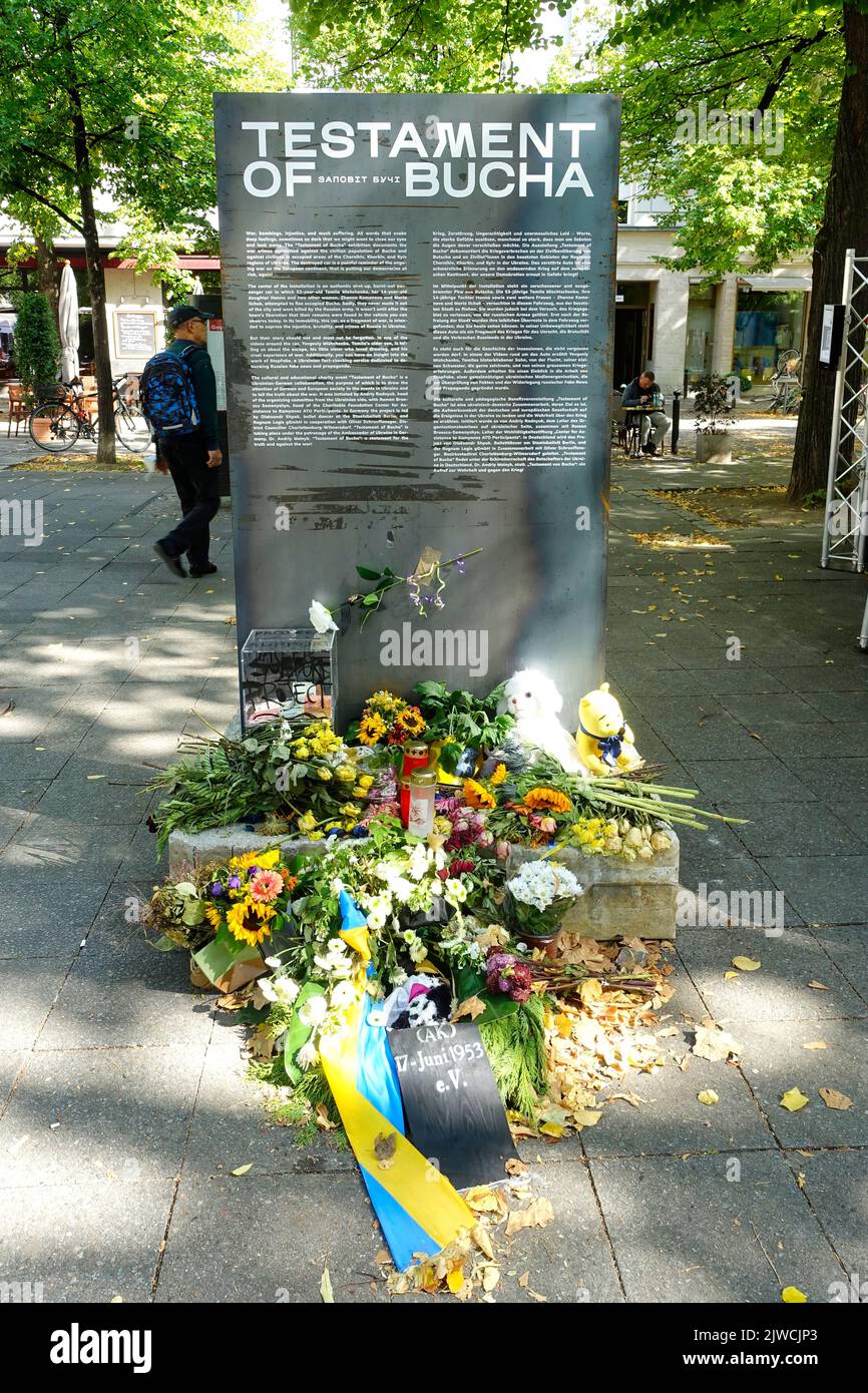 Testament of Bucha, Berlin, Germany Stock Photo - Alamy