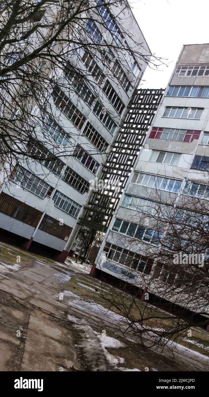 The Architecture backgrounds and objects. Constructivist style Stock ...