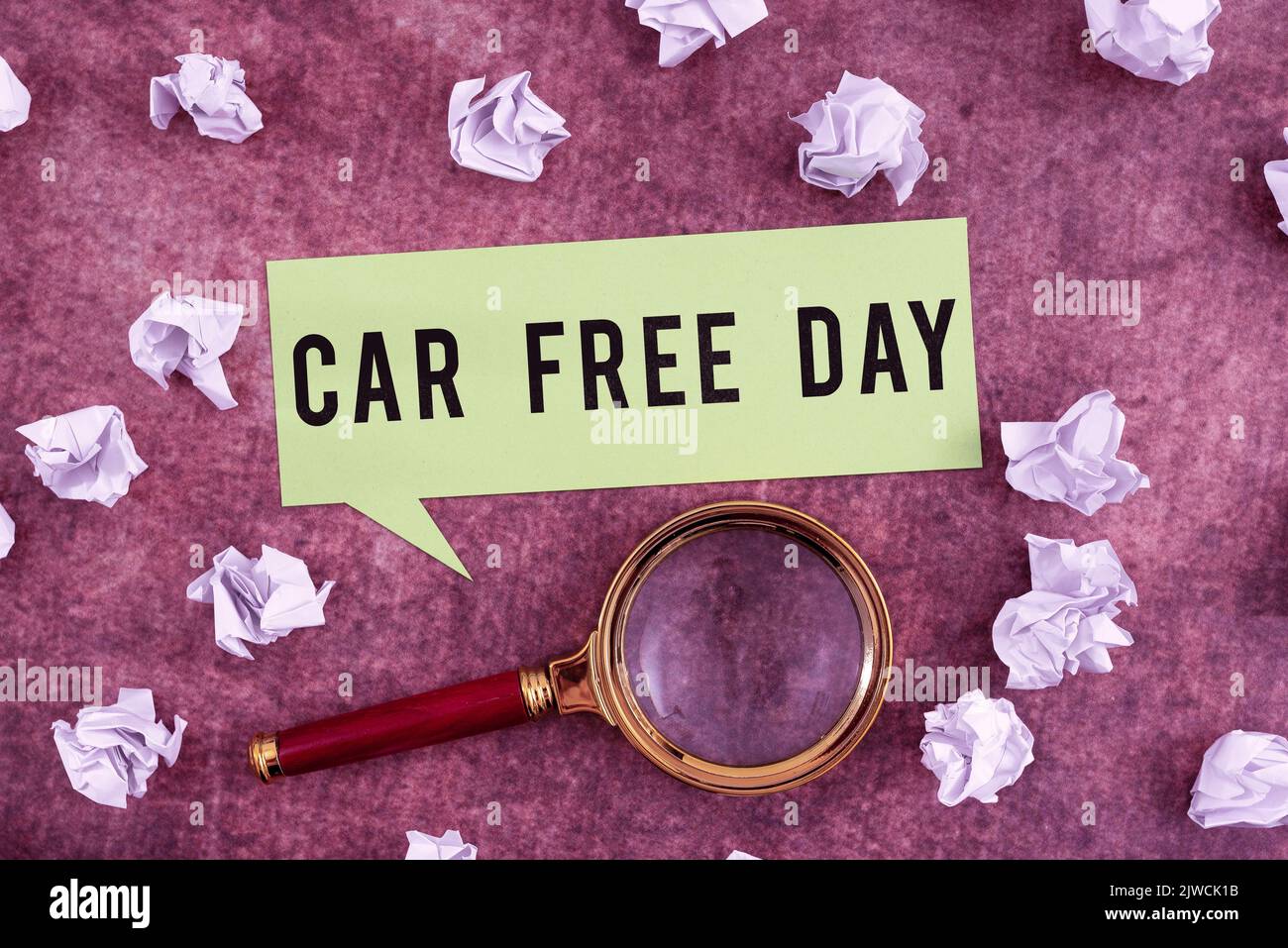 Inspiration showing sign Car Free Day. Business showcase Environment ...