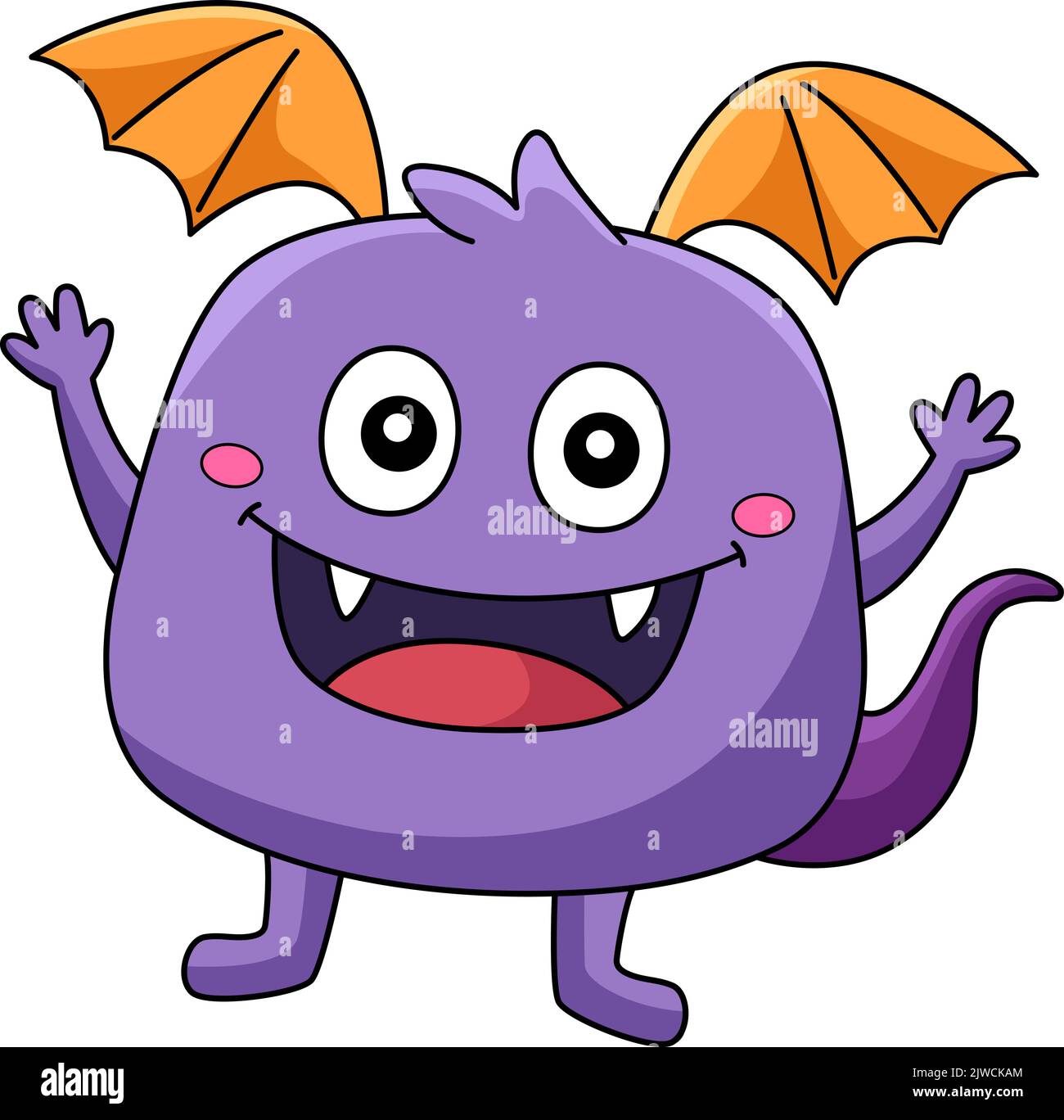 Bat Monster Cartoon Colored Clipart Illustration Stock Vector Image ... Bat Monster Cartoon Colored Clipart Illustration Stock Vector Image ...