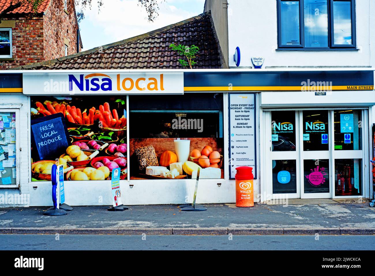 Nisa Store, Riccall, North Yorkshire, England Stock Photo - Alamy