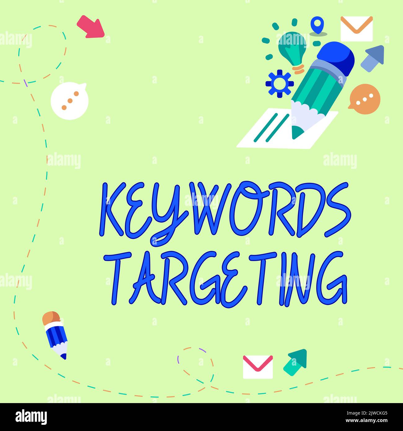 Writing displaying text Keywords TargetingUse Relevant Words to get ...
