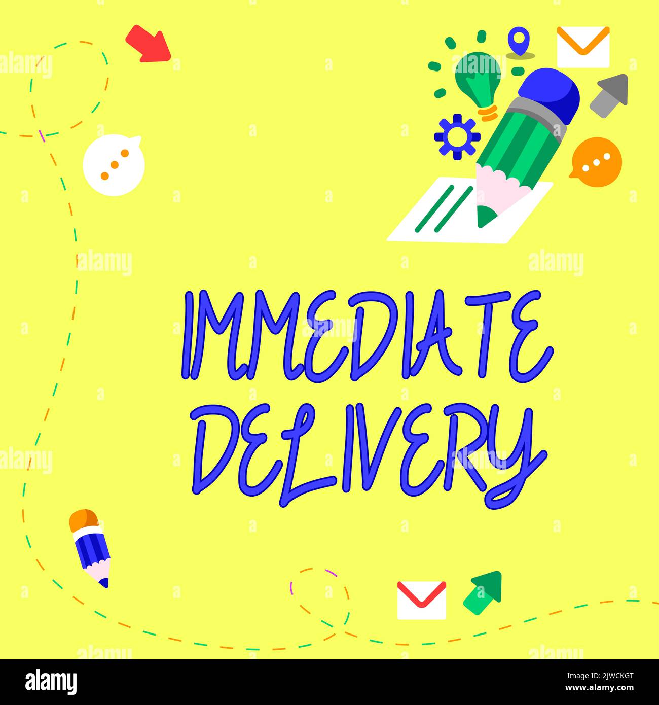 Text caption presenting Immediate DeliverySend it Now Custom Procedure ... Text caption presenting Immediate DeliverySend it Now Custom Procedure ...