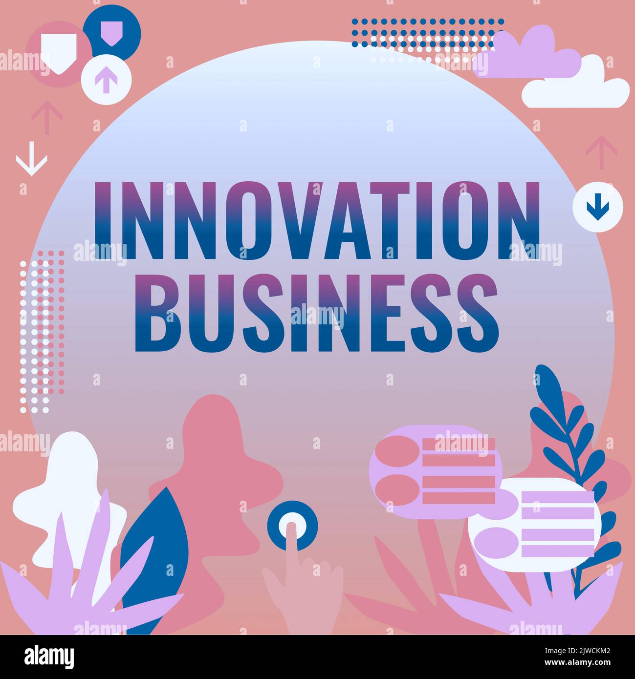 Sign displaying Innovation Business. Business idea Introduce New Ideas ...