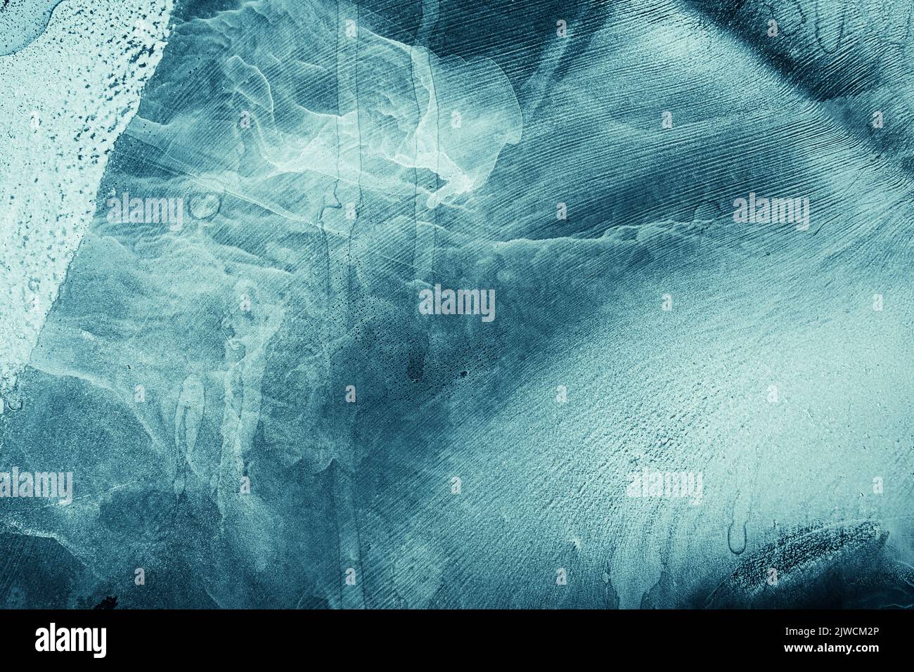 alcohol ink water marble texture blue stained Stock Photo - Alamy