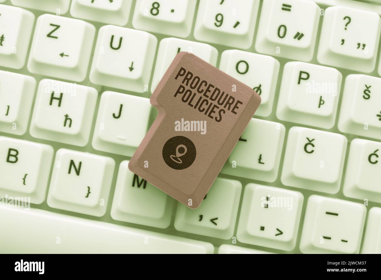 Hand writing sign Procedure PoliciesSteps to Guiding Principles Rules ...