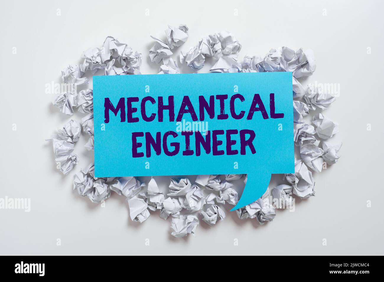 Conceptual display Mechanical Engineer. Business idea Applied ...