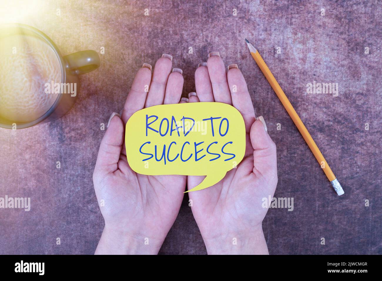 Writing displaying text Road To Successstudying really hard Improve ...