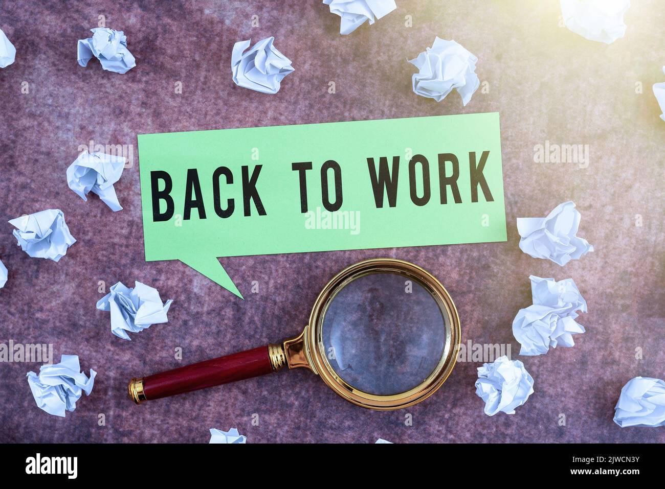 Employee welcome back sign hi-res stock photography and images - Alamy