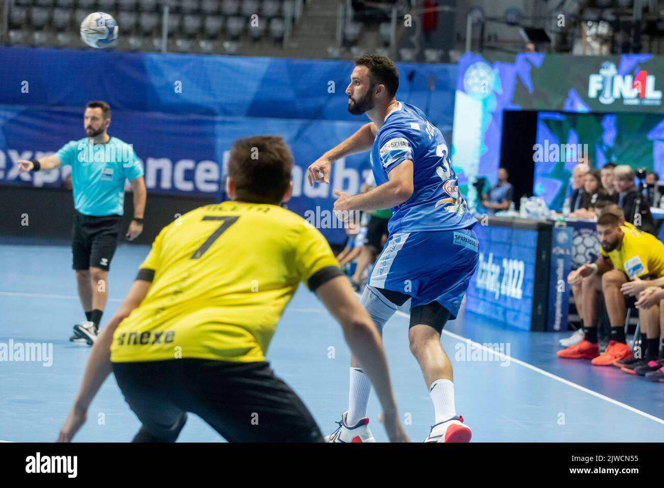 Zadar, Croatia. 04th Sep, 2022. Mohamed Soussi of Eurofarm Pelister ...