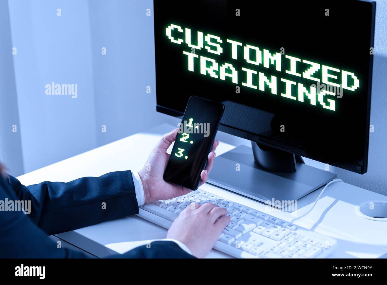 Writing displaying text Customized TrainingDesigned to Meet Special ...