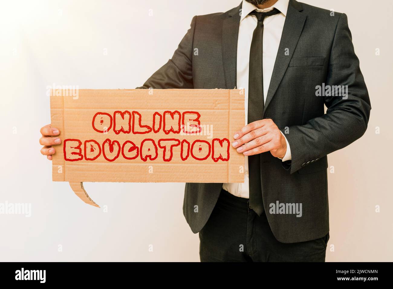 Text caption presenting Online Educationstudy and ethical practice of ...