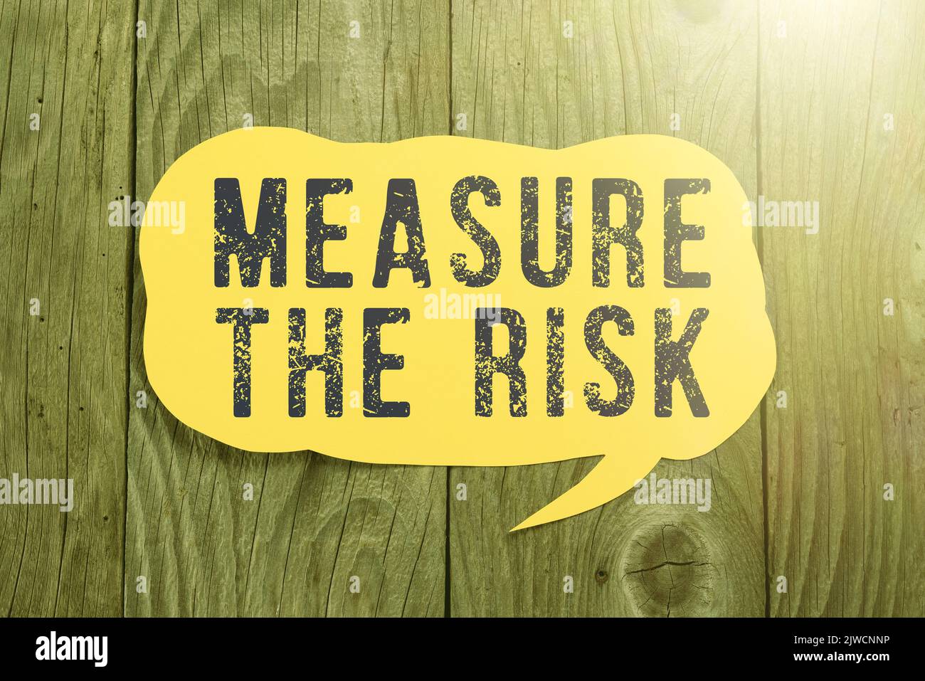 Conceptual display Measure The Riskdetermine degree of danger based on ...