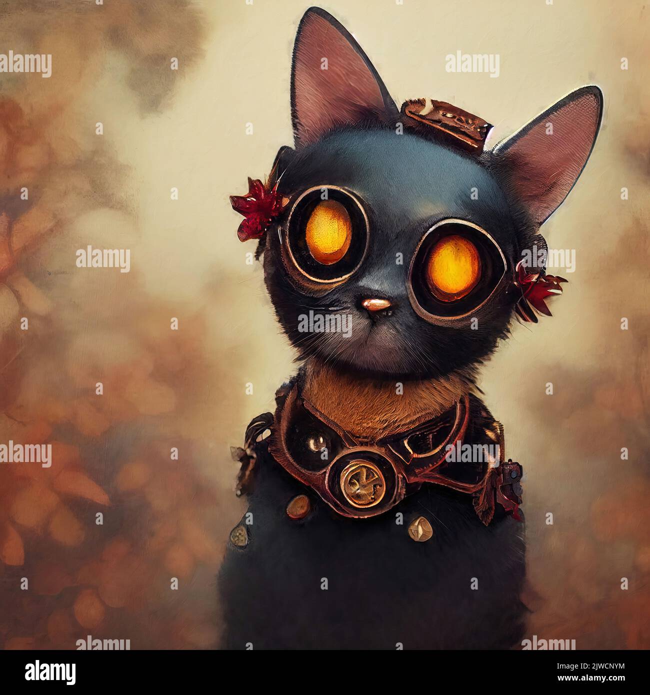 Steampunk kitten hi-res stock photography and images - Alamy