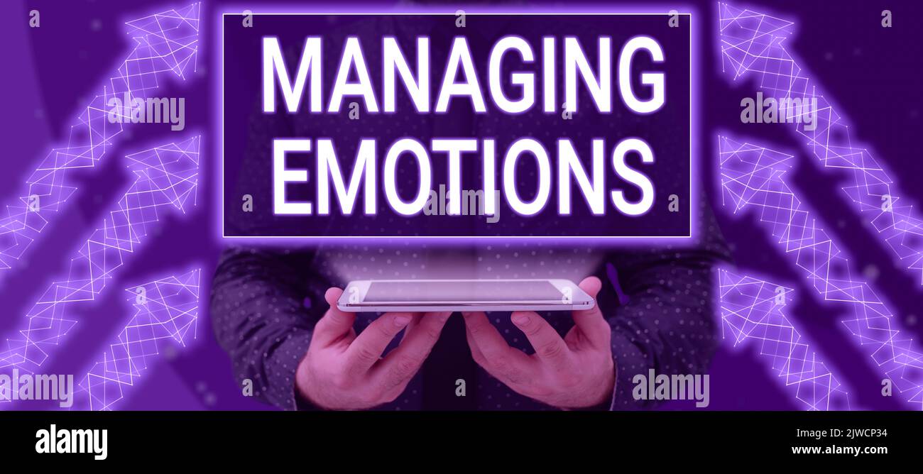 Conceptual display Managing EmotionsControlling feelings in oneself ...