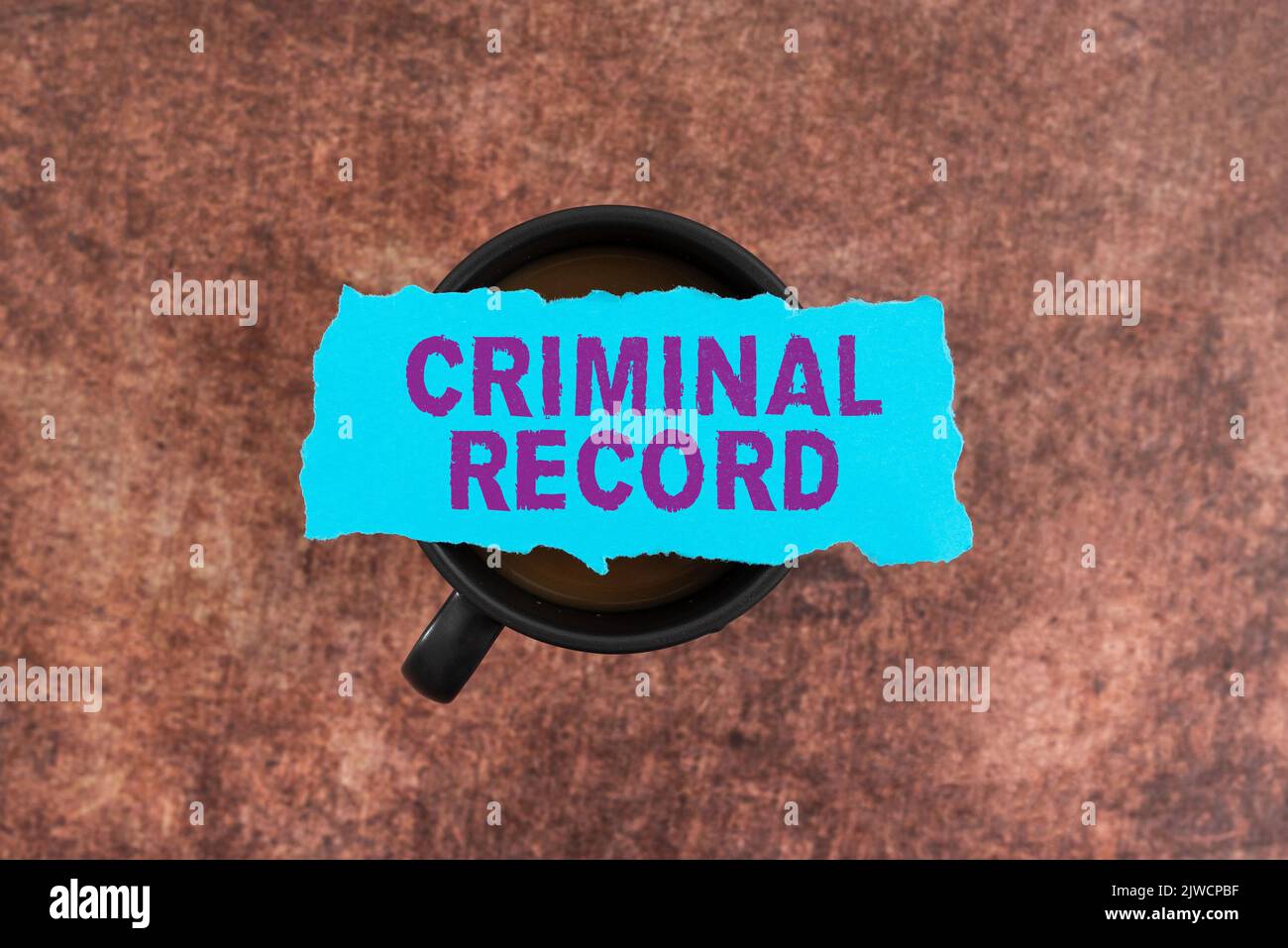 Conceptual display Criminal Recordprofile of a person criminal history ...