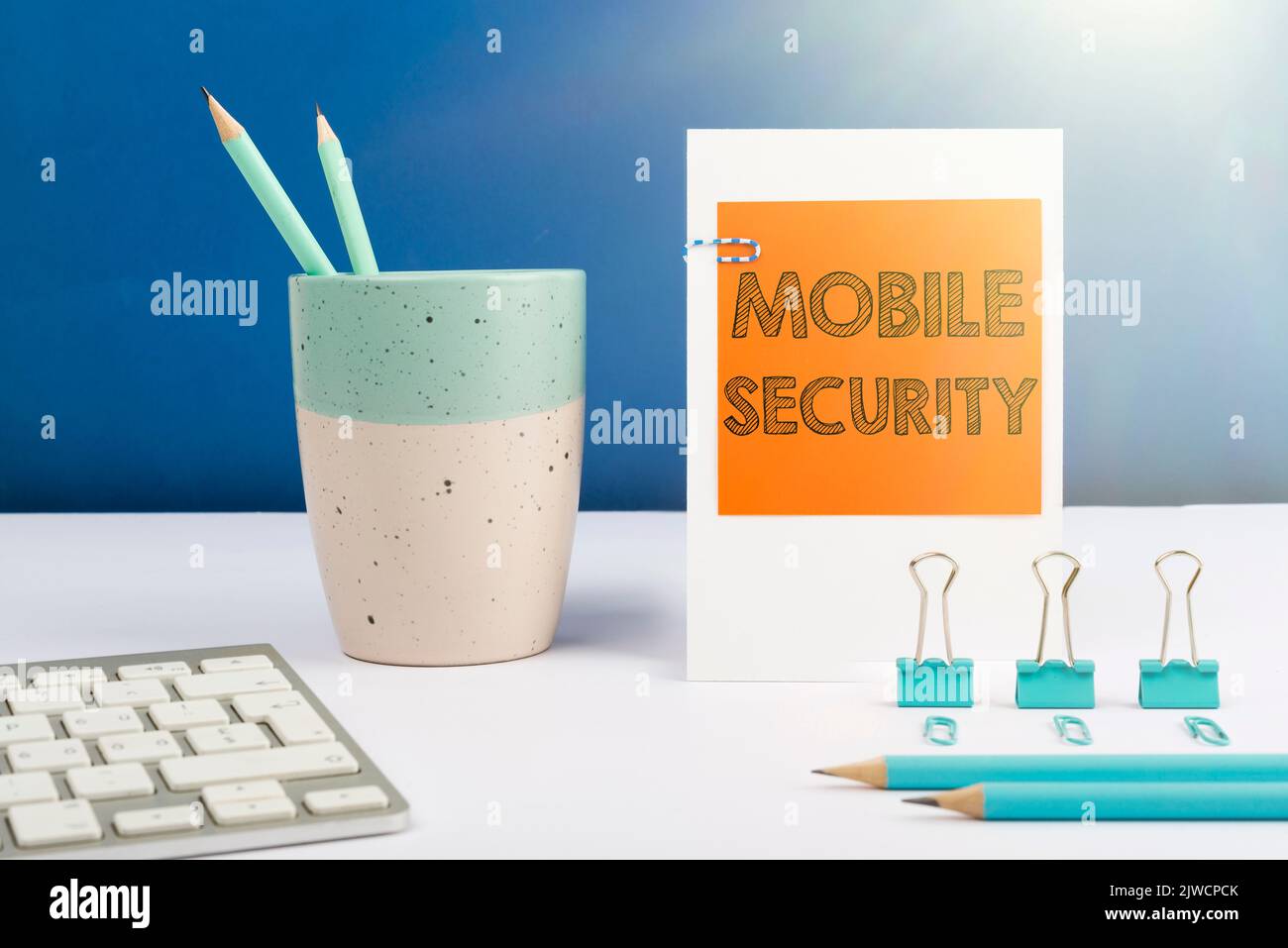 Hand Writing Sign Mobile Securityprotection Of Mobile Phone From
