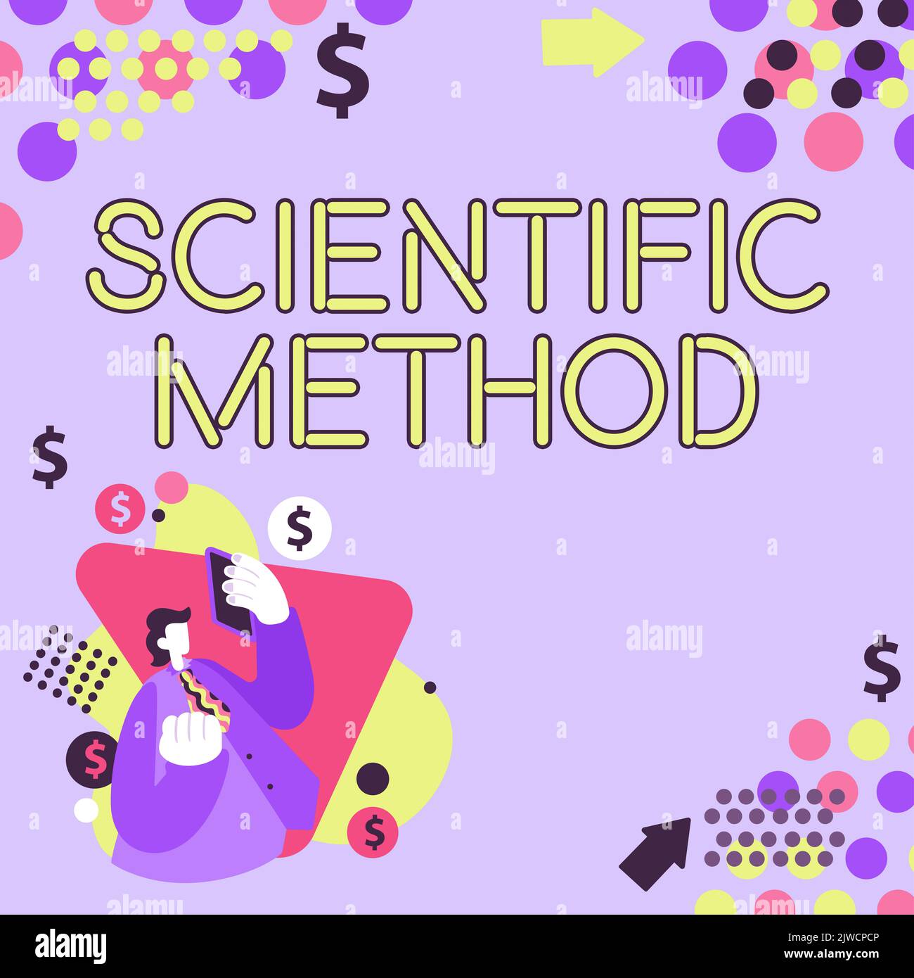 Sign displaying Scientific MethodPrinciples Procedures for the logical ...