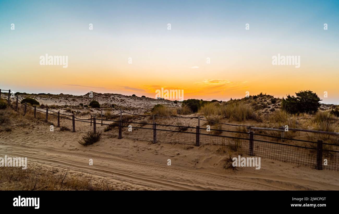 Donana National Park in Spain A UNESCO World Heritage Site Stock Photo ...