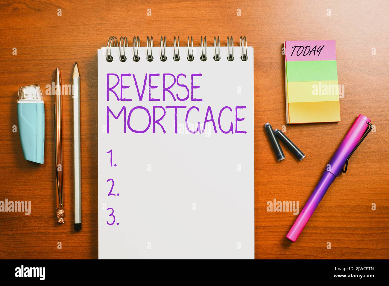 Conceptual caption Reverse Mortgageloan for seniors age above sixties ...