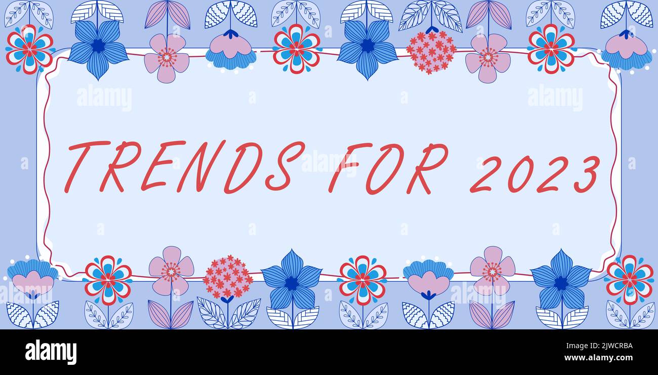 Handwriting text Trends For 2023list of things that got popular very ...